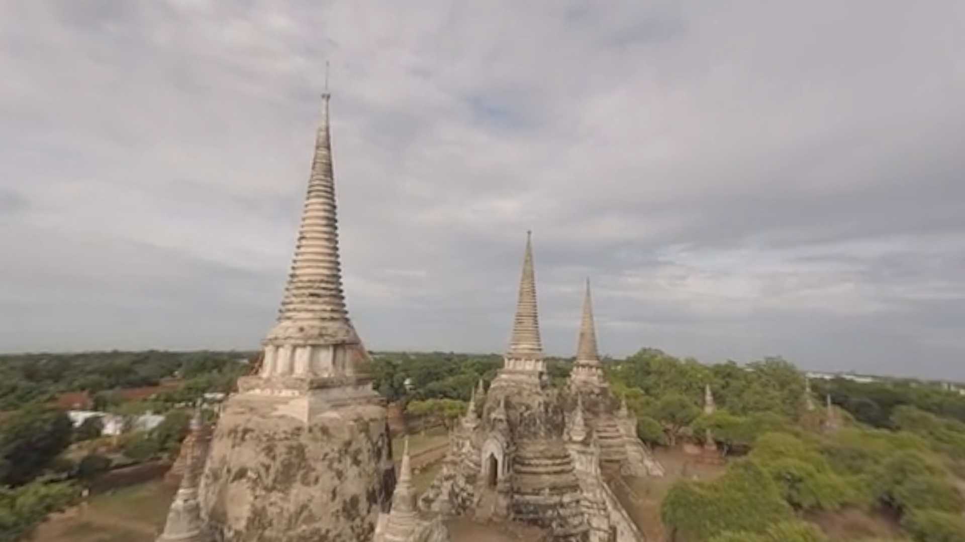 Bali Temples 360 drone view - VueXR